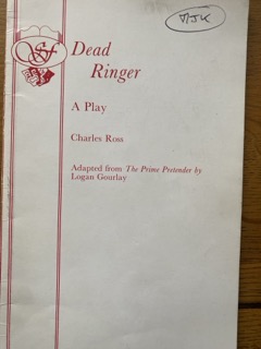 DEAD RINGER by Charles Ross – Theatre Plays