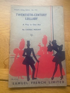 TWENTIETH-CENTURY LULLABY by Cedric Mount – Theatre Plays